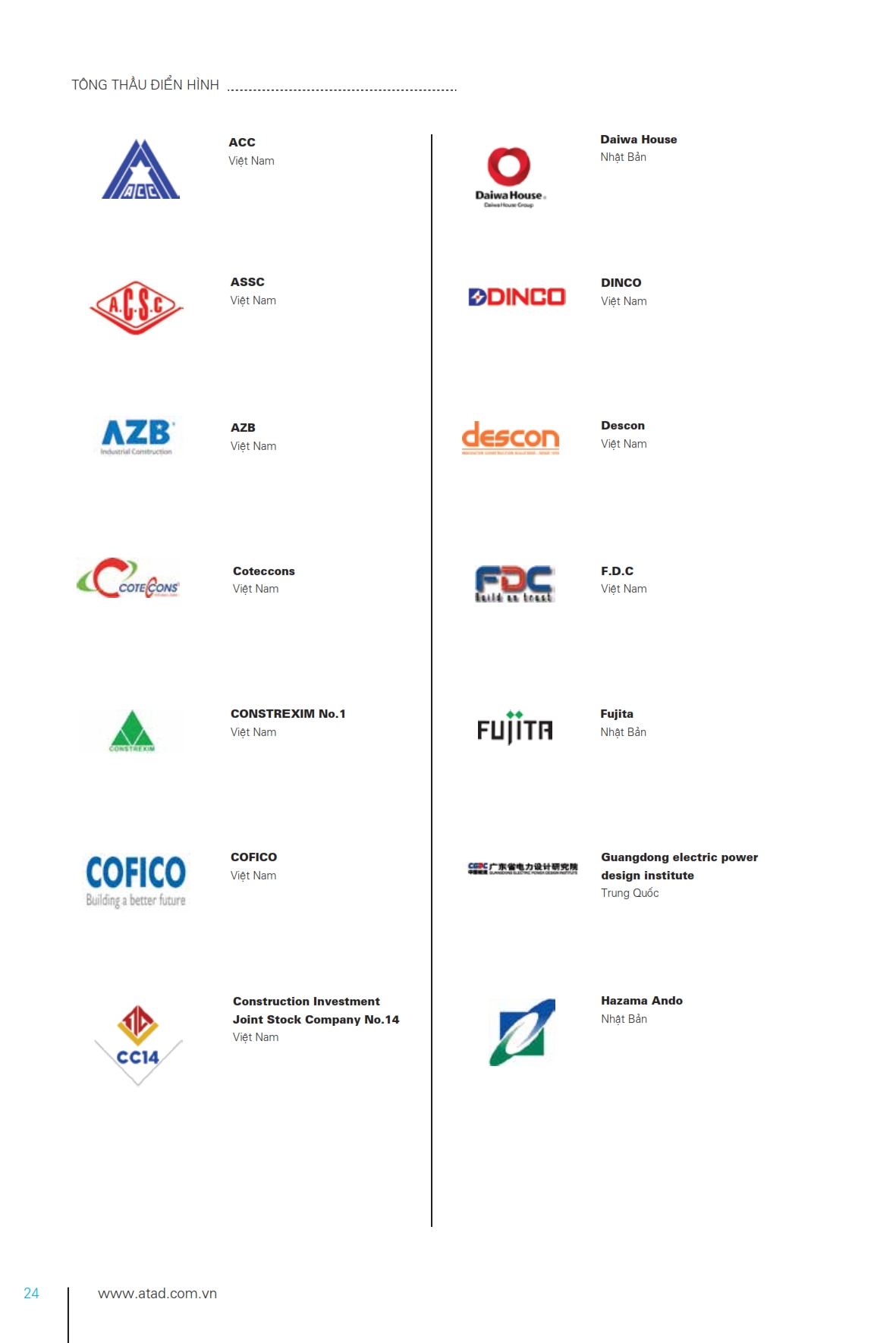ATAD Brochure - Vietnamese - Công Ty Cổ Phần Kết Cấu Thép ATAD