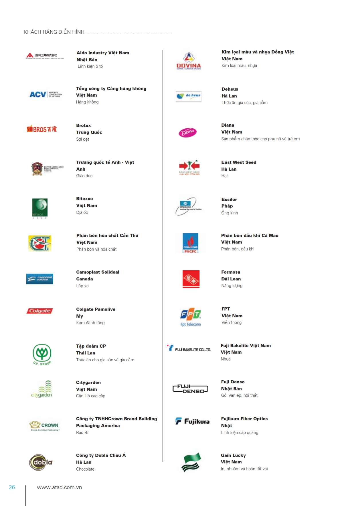 ATAD Brochure - Vietnamese - Công Ty Cổ Phần Kết Cấu Thép ATAD