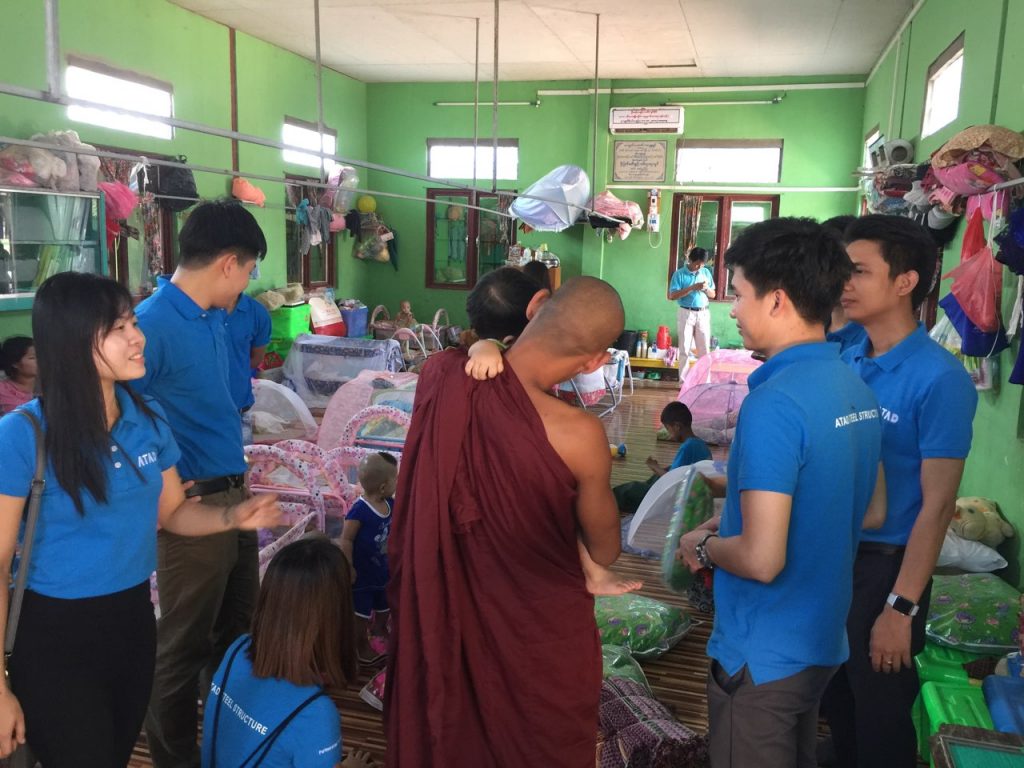 ATAD Myanmar brought a warm Thingyan to YGW Center - ATAD Steel ...