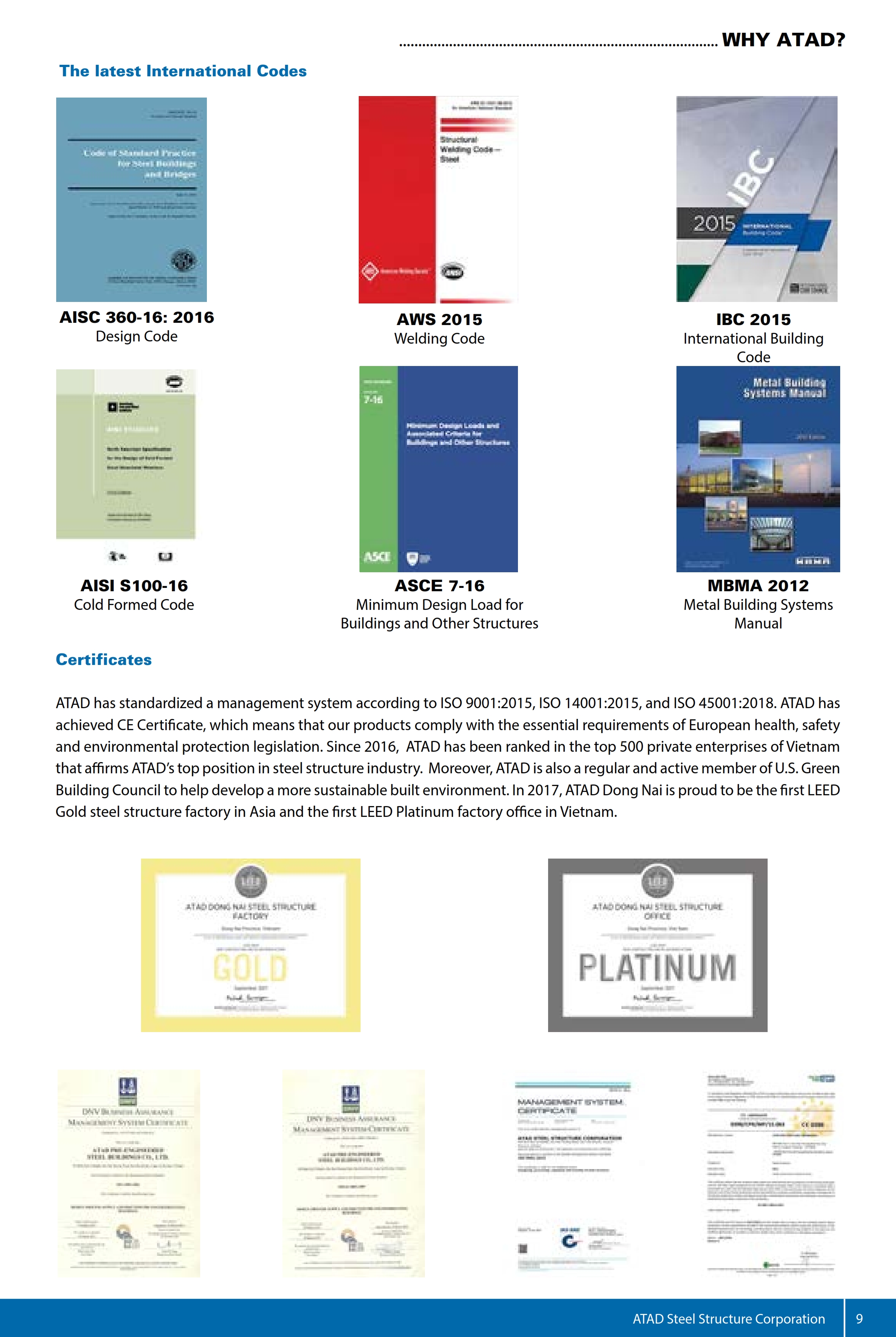 ATAD Brochure - English - ATAD Steel Structure Corporation
