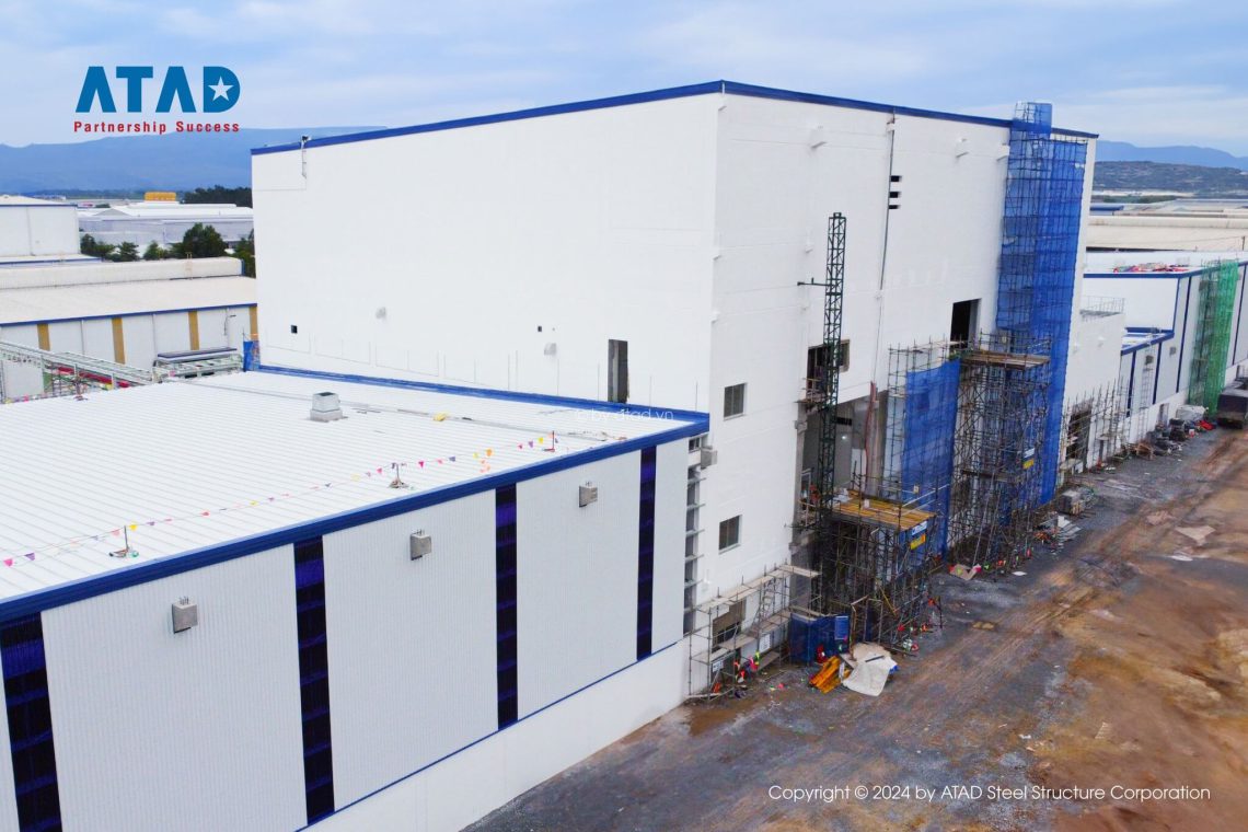 Dự Án Riken Bình Dương - Công Ty Cổ Phần Kết Cấu Thép ATAD