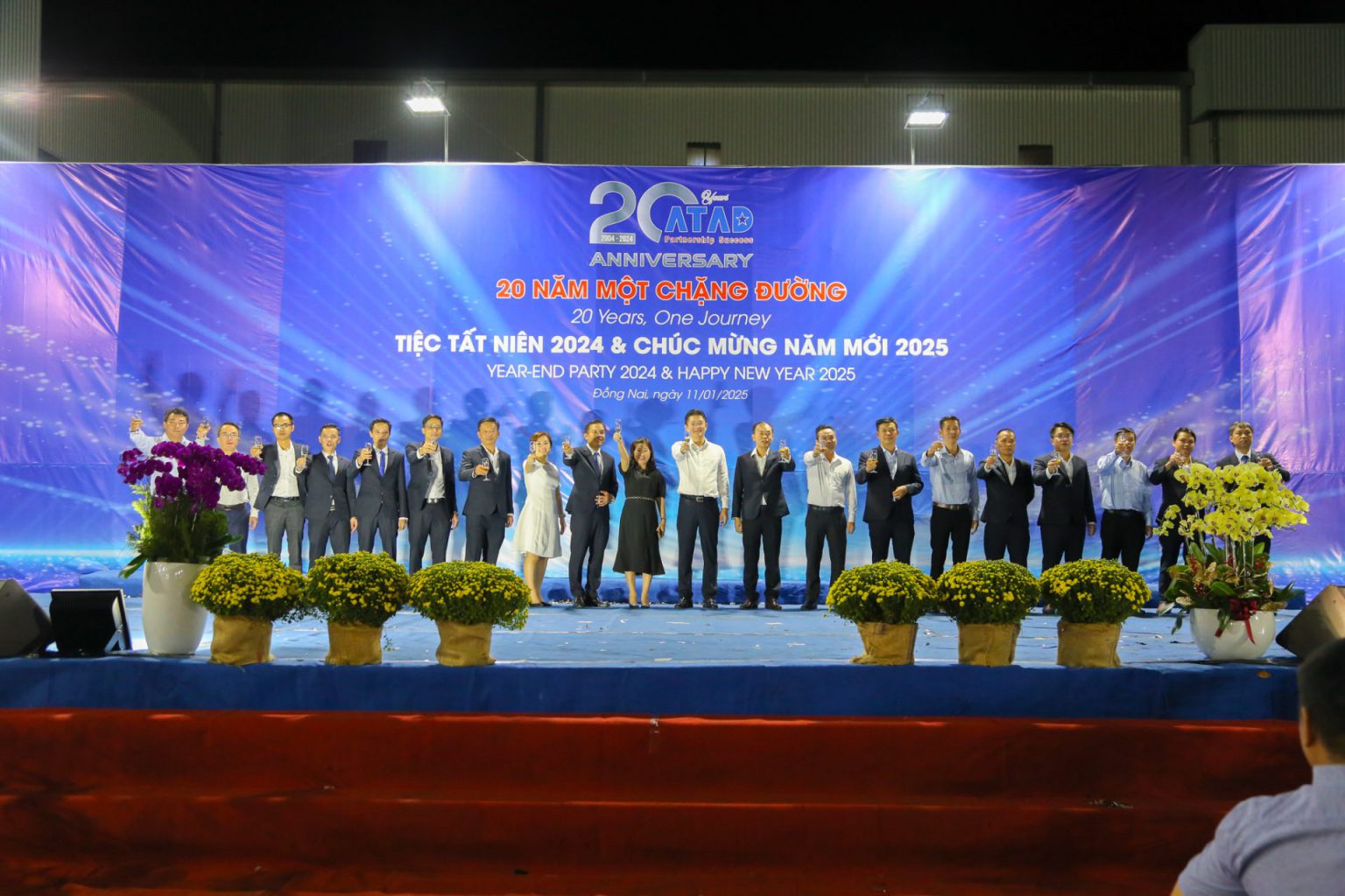 Year-End Party 2024 and ATAD’s 20th Anniversary at Long An and Dong Nai ...