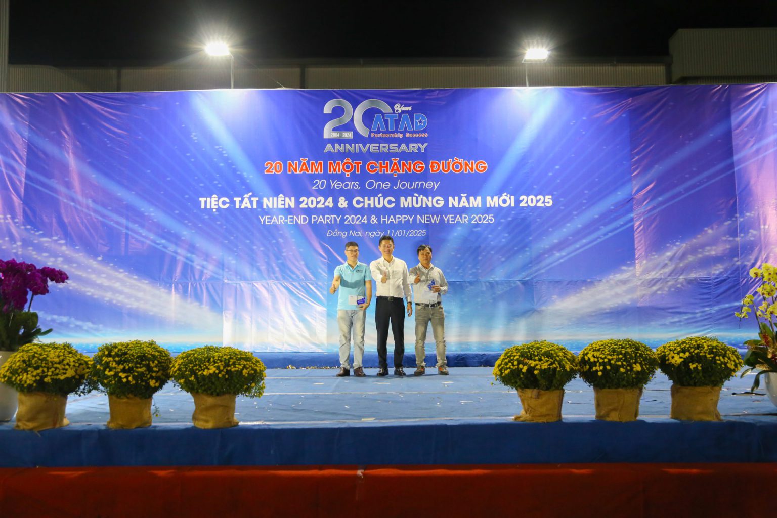 Year-End Party 2024 and ATAD’s 20th Anniversary at Long An and Dong Nai ...