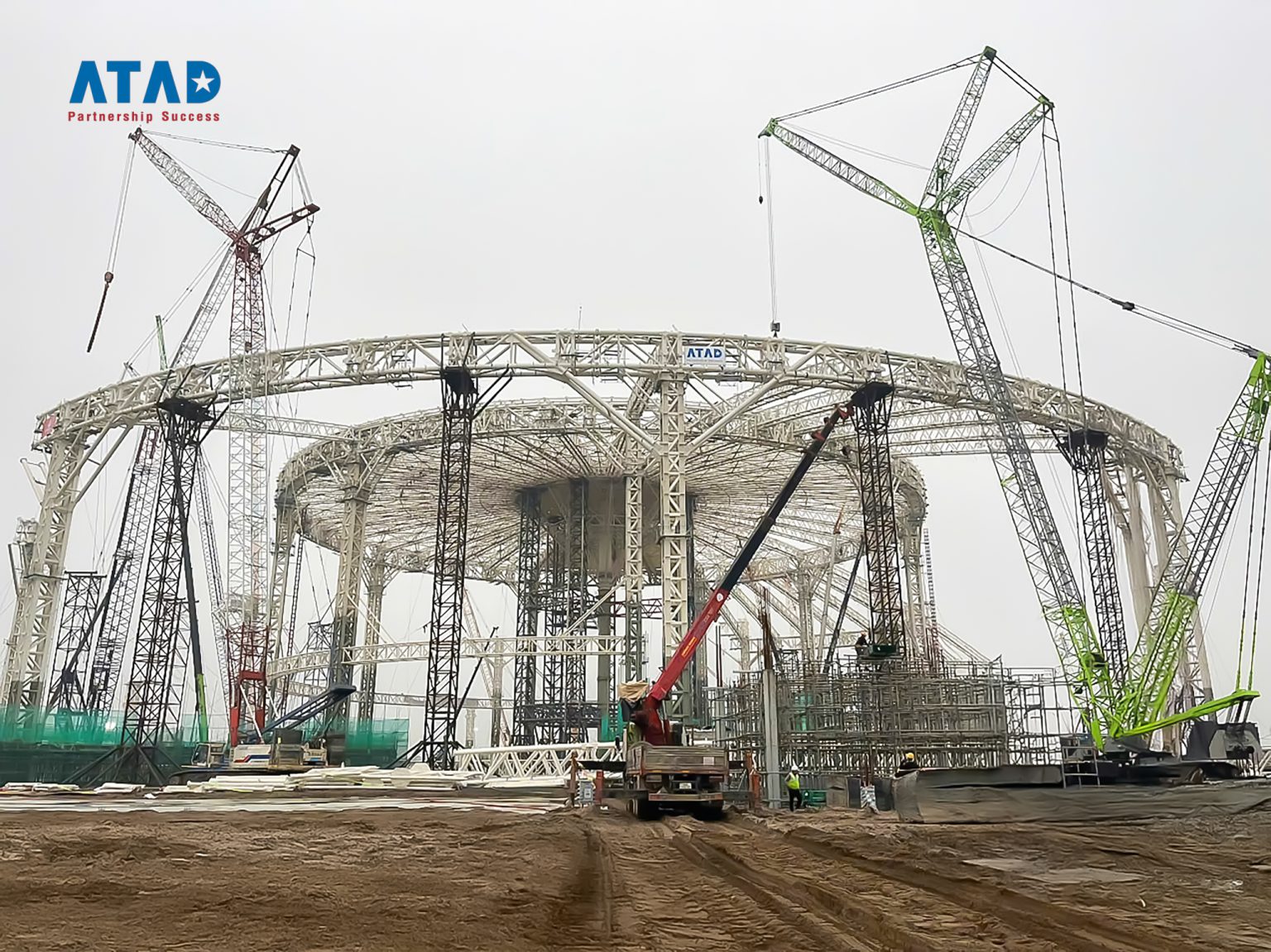 ATAD Pioneers Completion of Primary Steel Structure for Vietnam ...