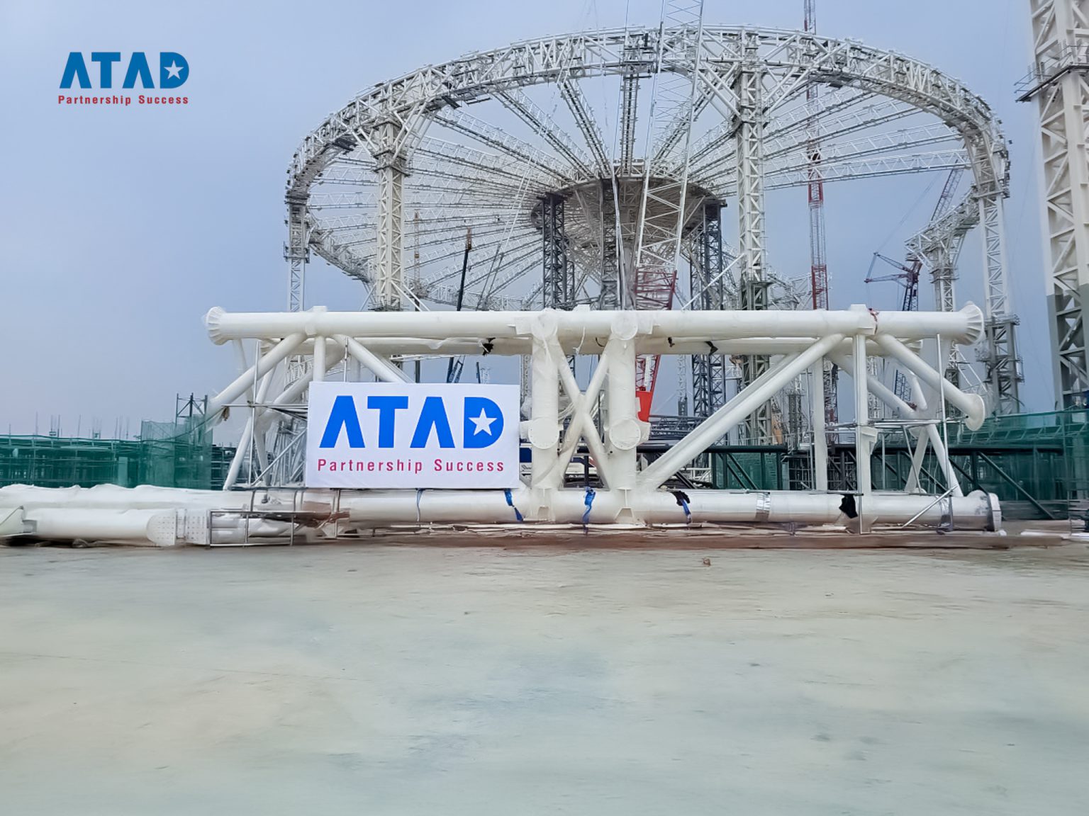 ATAD Pioneers Completion of Primary Steel Structure for Vietnam ...
