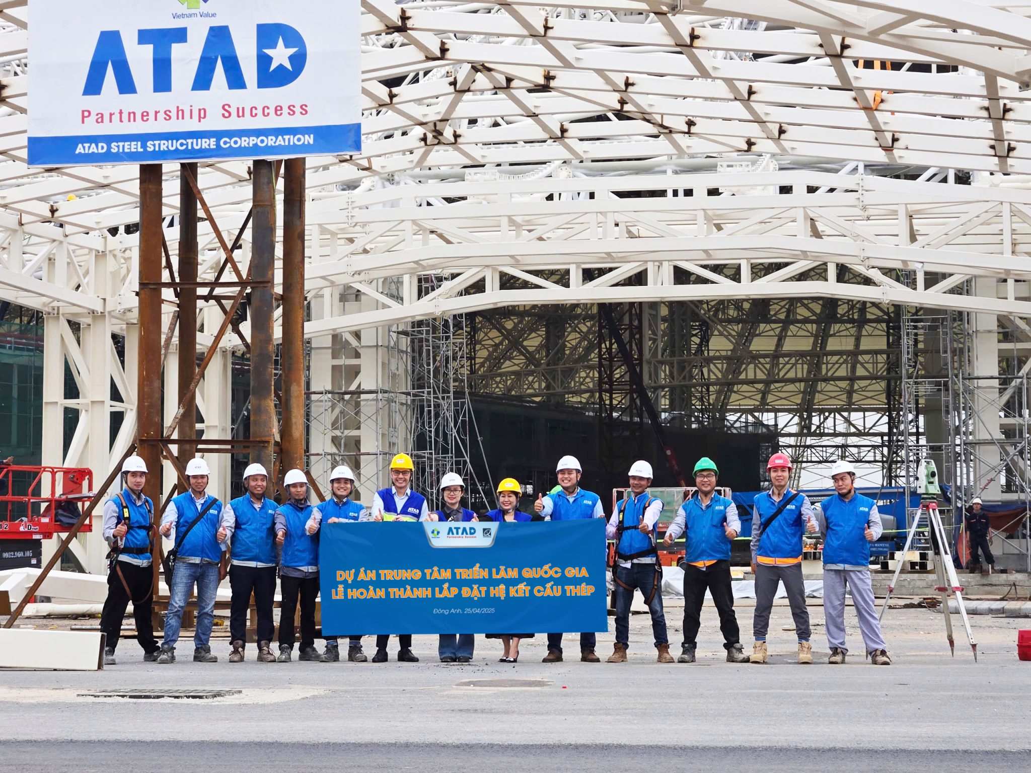 ATAD Pioneers Completion of Primary Steel Structure for Vietnam ...